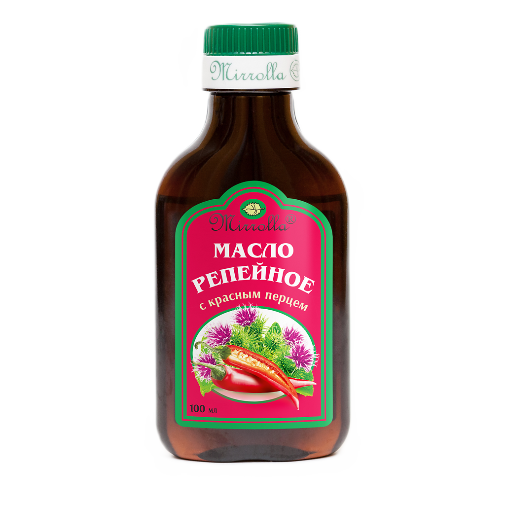 Mirrolla Репейное масло с красным перцем 100 мл 1 шт