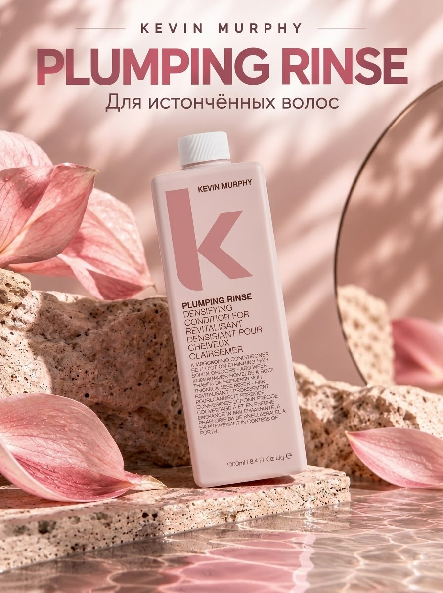Бальзам-кондиционер KEVIN.MURPHY PLUMPING.RINSE, для объёма волос, 1000 мл