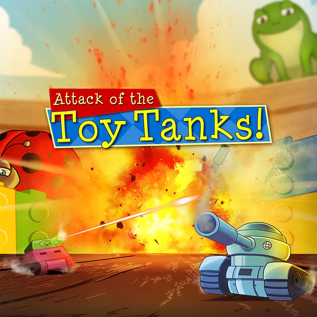 Игра Attack of the Toy Tanks, цифровое издание PlayStation 4, регион Индонезия / код пополнения баланса
