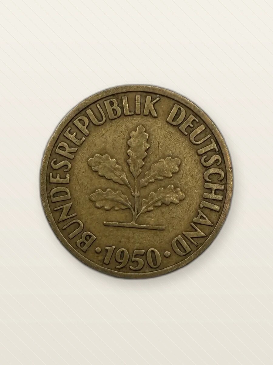 10 пфеннигов 1950, Федеративная Республика Германия