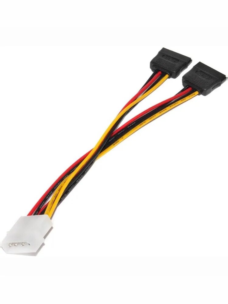 Кабель-переходник (адаптер) Molex IDE 4Pin - 2 x SATA
