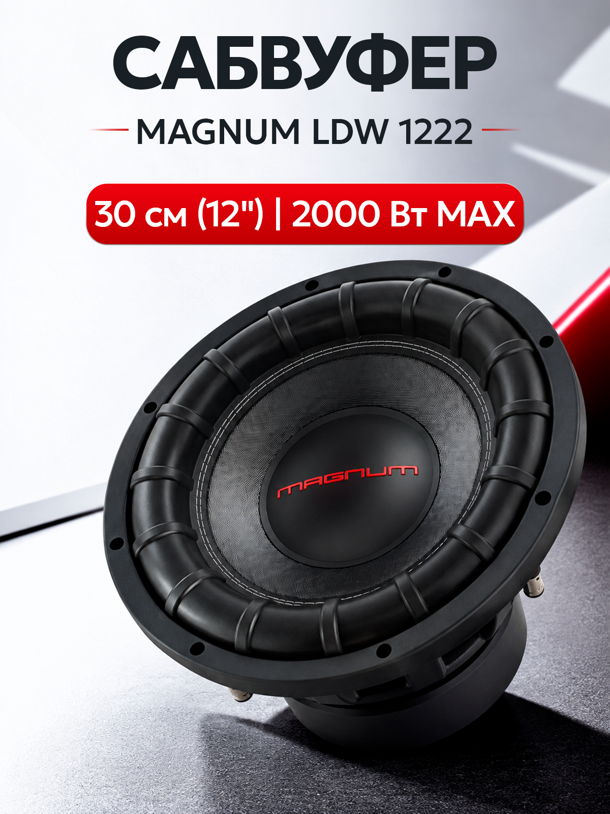 Автомобильный сабвуфер MAGNUM LOUD LDW 1222
