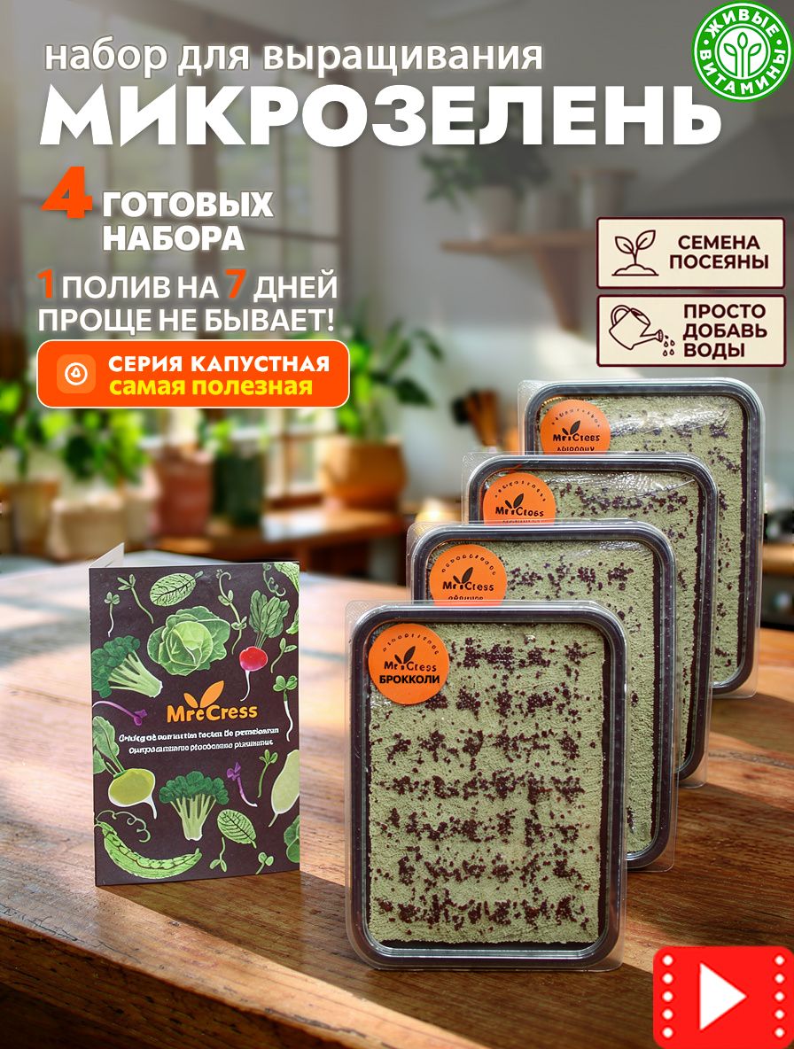 Микрозелень набор для выращивания