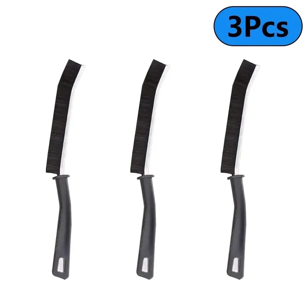 Щетка для чистки щелей, пластиковая Черный, Black-3PCS