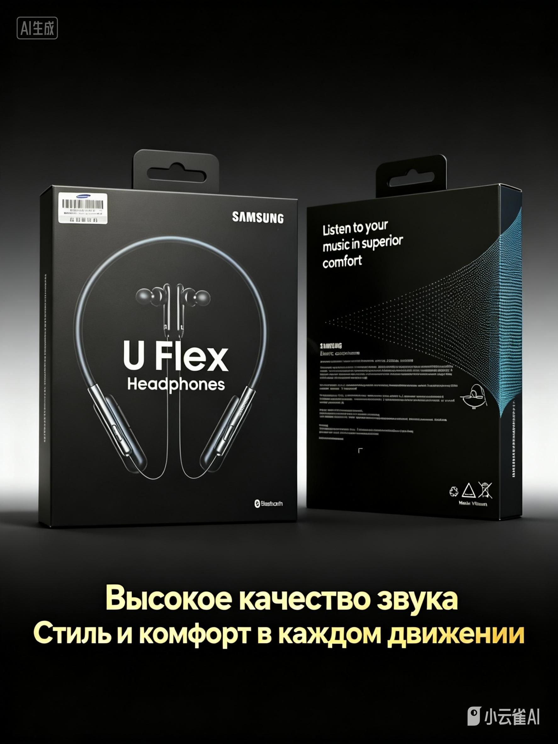 Бассовые наушники Bluetooth Три звезды Галактики для Samsung U FLEX EO- BG950 Дизайн шейной подвески