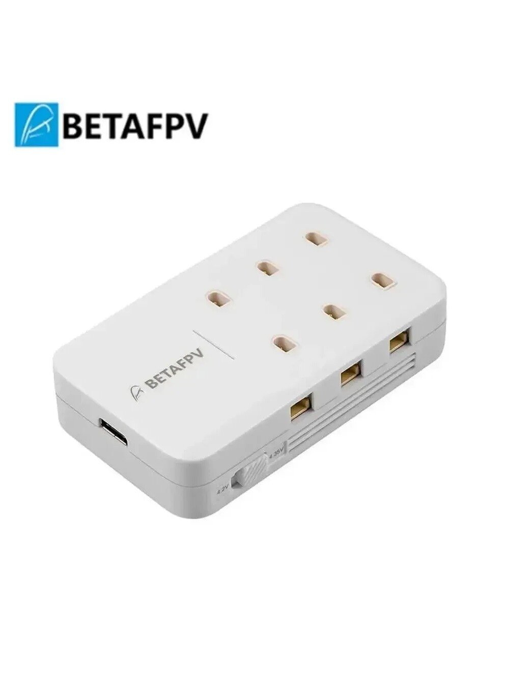 Зарядное устройство для аккумуляторов 1S с 6 портами, разъемами BT2.0 и PH2.0