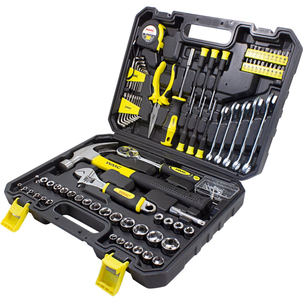 Набор инструментов WMC TOOLS 128пр. 1/4 3/8 (6гр)(4-21мм) WMC-30128 Top Done(50799)