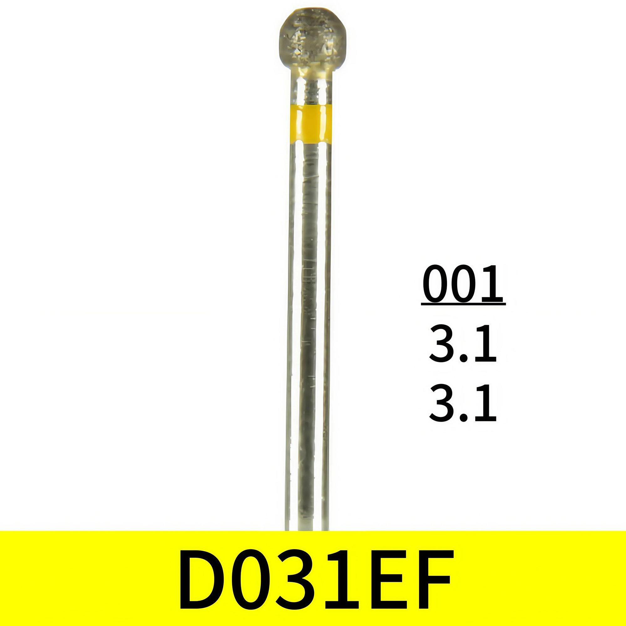 Алмазный бор D031EF для стоматологии