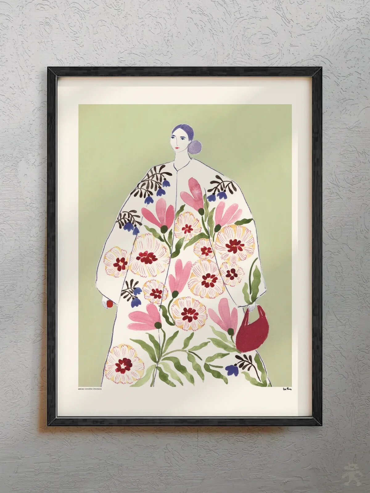 Интерьерный постер "Festive Coat" в стиле pinterest, формата 30x40 см.