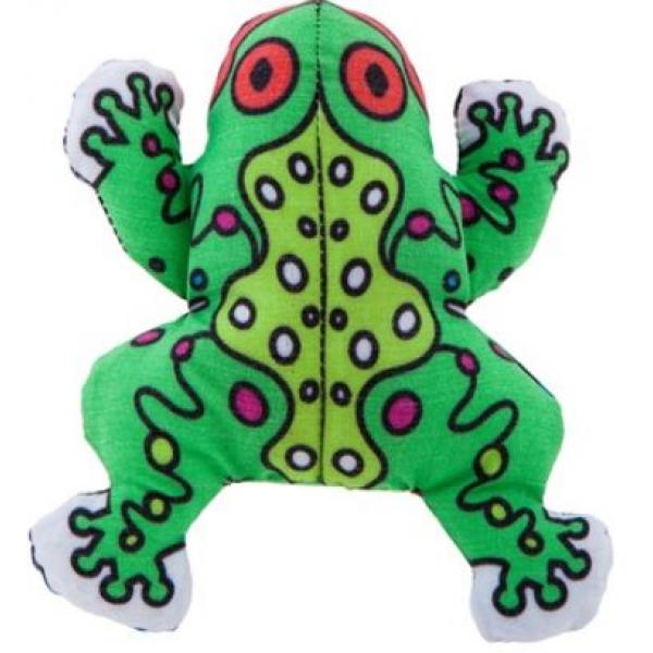 Антицарапки Игрушка для кошек "Лягушка" с валерианой, 11*3*10см