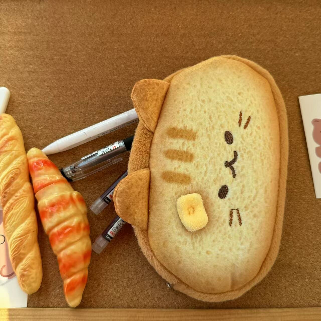 Кошелек с рисунком табби кошки, маленькая сумка для ручек и тетрадей, очаровательный кошачий аксессуар для школы