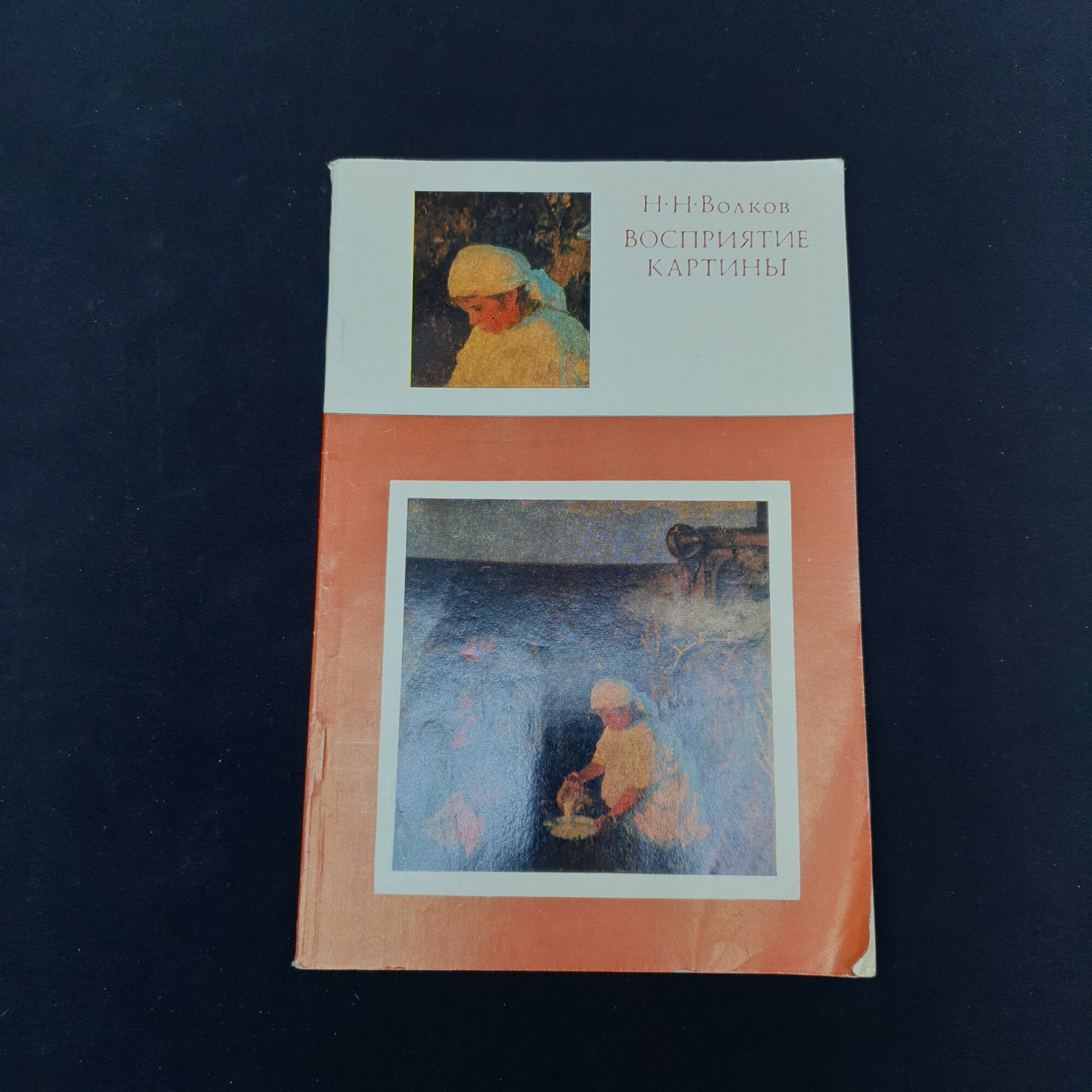 Советское издание Н. Н. Волкова «Восприятие картины» атмосферная книга о том, как смотреть и понима