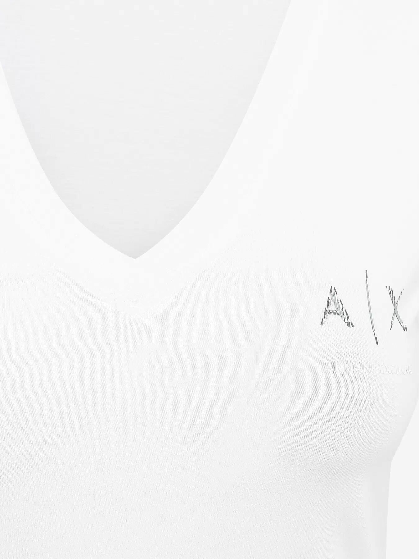 Футболка Armani Exchange, размер XS, белый — фото 1