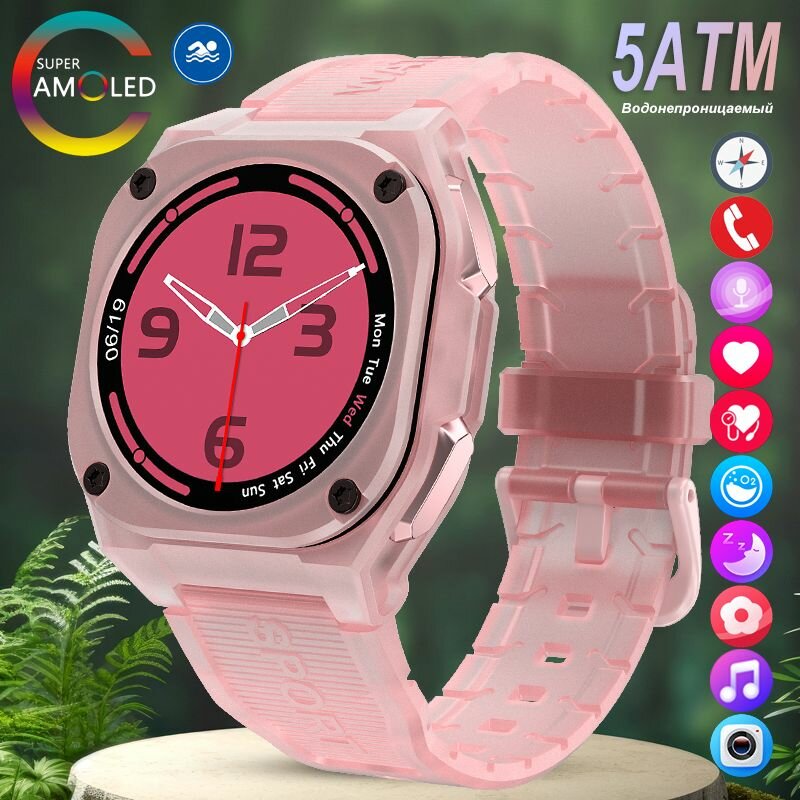 Смарт часы женские мужские детские / Умные наручные smart watch / Спортивные электронные водонепроницаемые фитнес часы для телефона смартфона