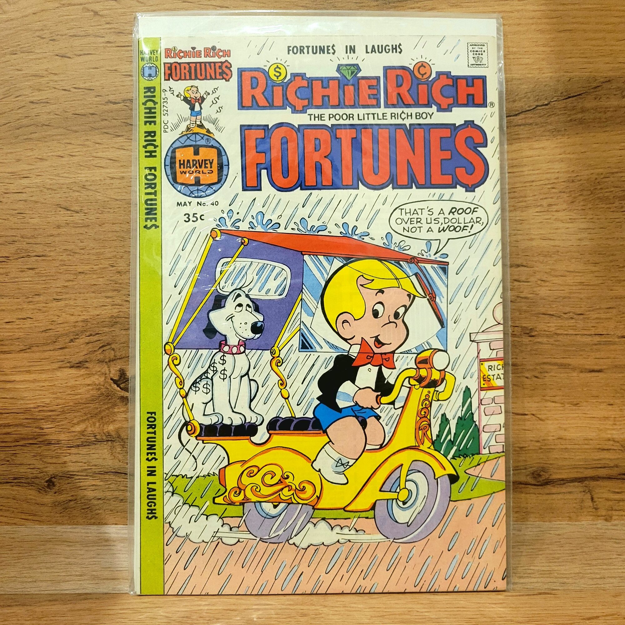 Раритетный Комикс Richie Rich Fortune #40. 1975 Год. Комикс (сингл) на английском языке