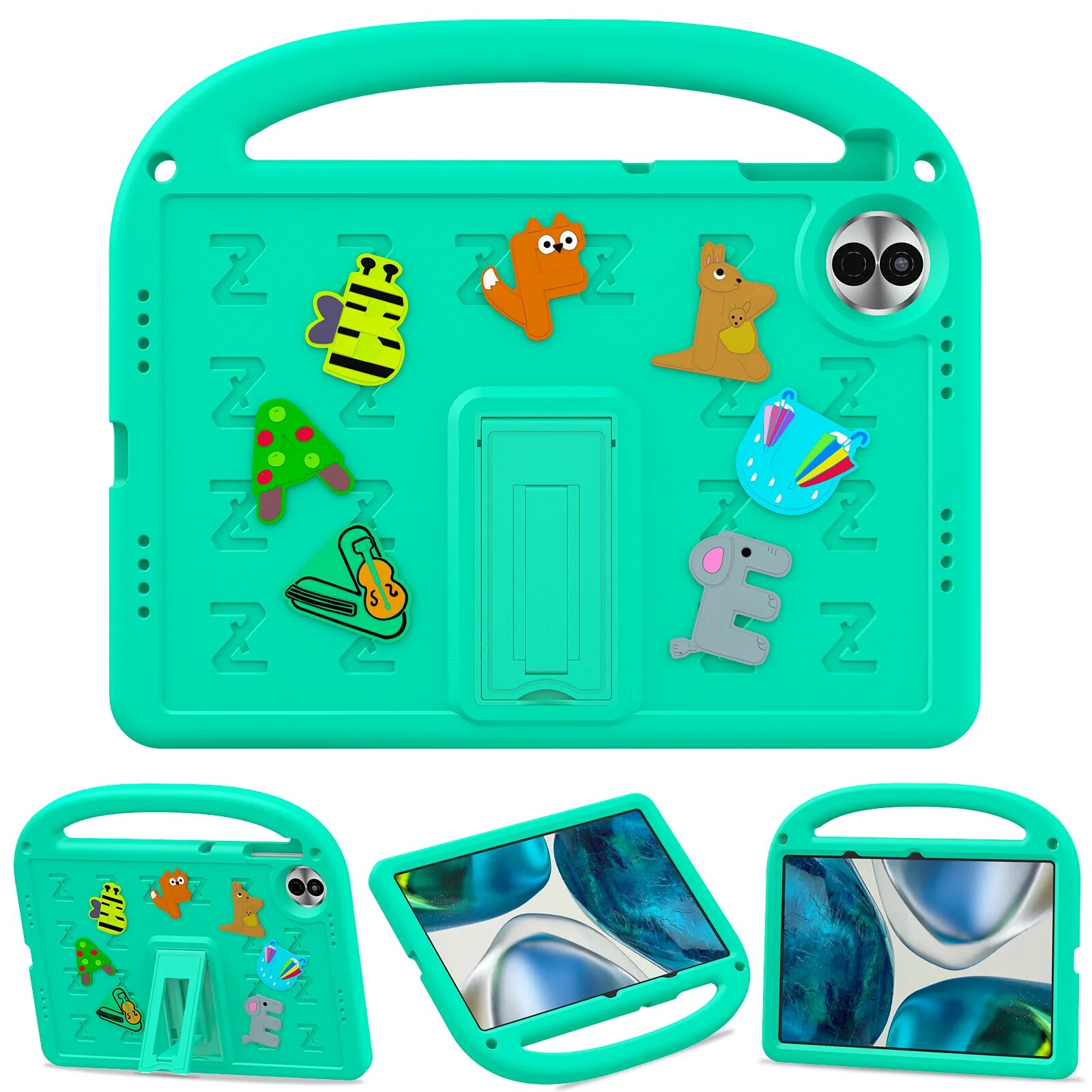 Чехол EVA для Huawei Honor Pad Honor Pad 10 2025, Зеленый, Mint Green