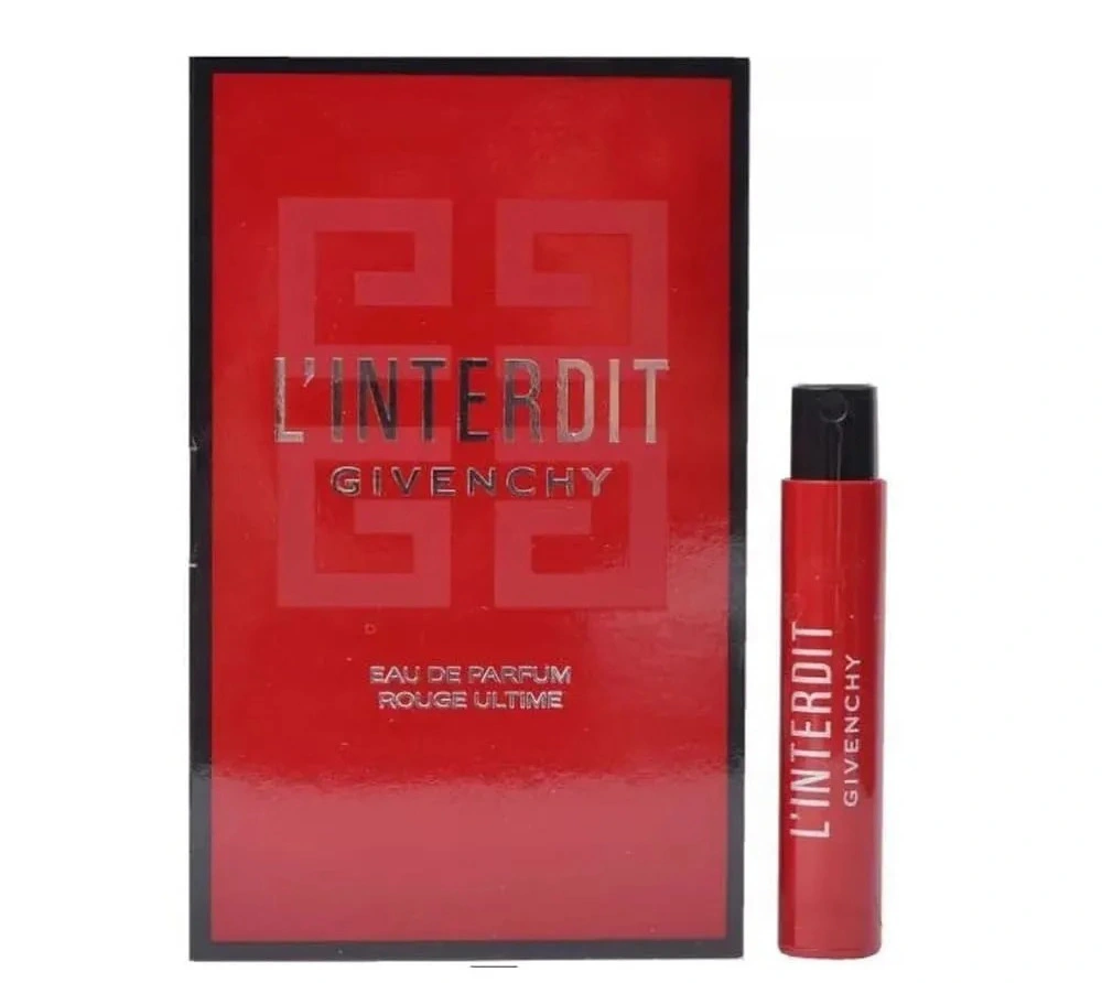 Eau De Parfum Givenchy L Interdit Rouge Ultime 1 мл сэмпл женская - Линтердит Руж Ультиме