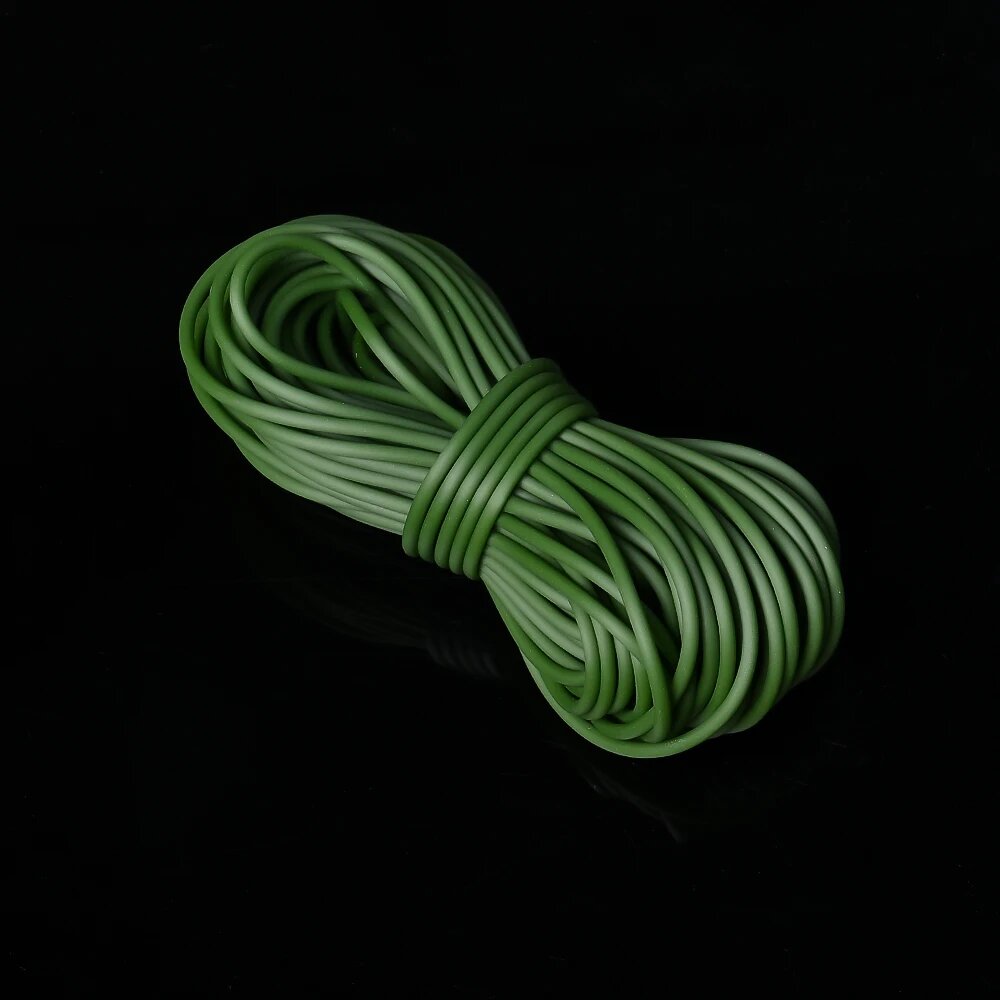 Резиновый шнур Missopick 10 м, 2 мм для рукоделия Зеленый, deep green