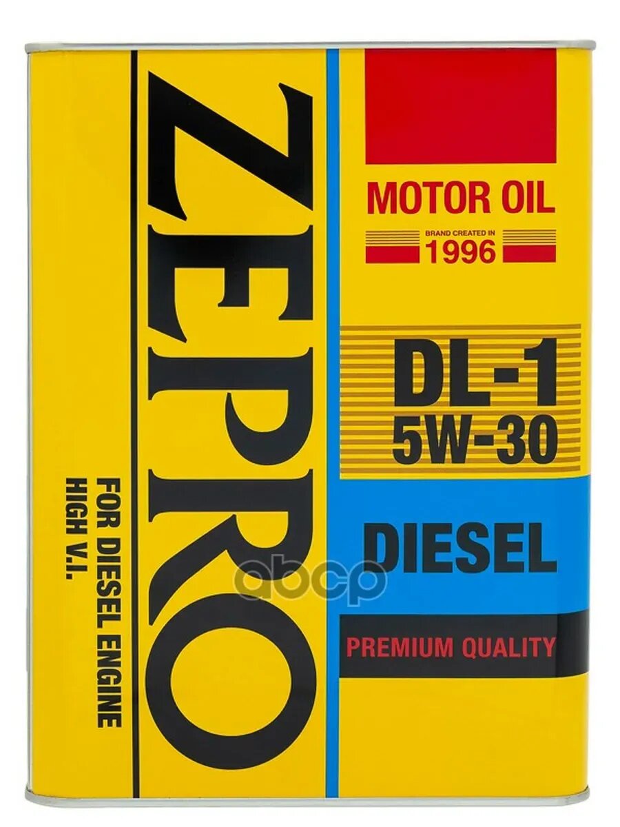ZEPRO 5W-30 Zepro Diesel Dl-1 Acea C2-08 (4Л)