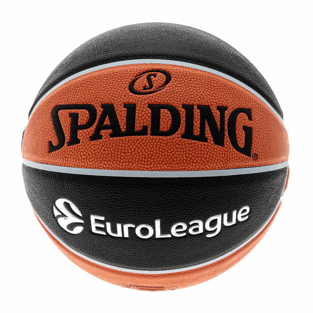 Мяч баскетбольный Spalding EUROLEAGUE LEGACY TF1000, размер 7, арт 78-175Z