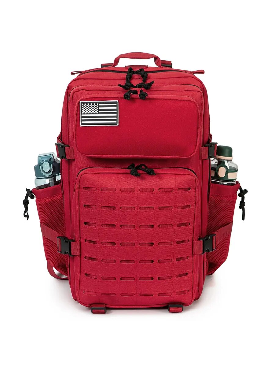 Тактический рюкзак MOLLE 45л для мужчин Черный, 2.0 Black