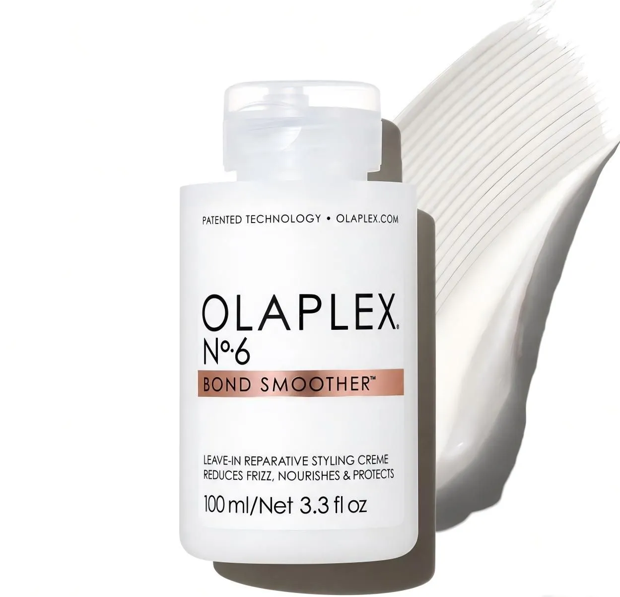 OLAPLEX №6 Сыворотка гладкость волос, 100мл，Восстанавливайте сухие, ошпаренные и поврежденные участки