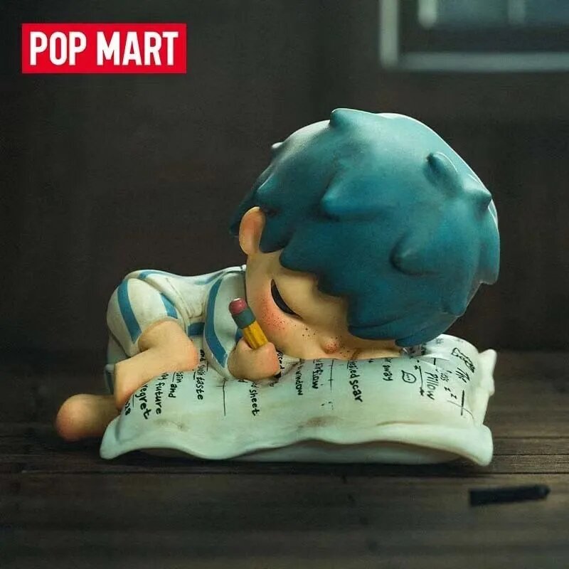 POP MART Hirono Mime Персонажи серии, персонажи Hirono blind box, подтвержденные дизайнерские фигурки, предметы коллекционирования, игрушки для украшения дома