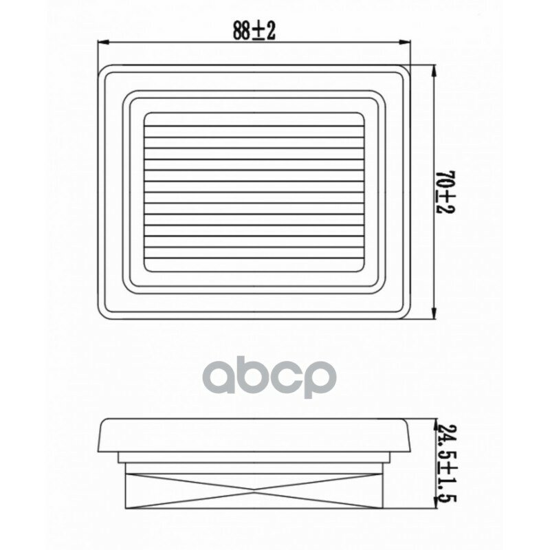 Фильтр для а/м Ford Transit (11-)/PSA Boxer/Jumper (11-) 2.2D грубой очистки (возд.) (LAF 10128) LUZAR арт. laf-10128