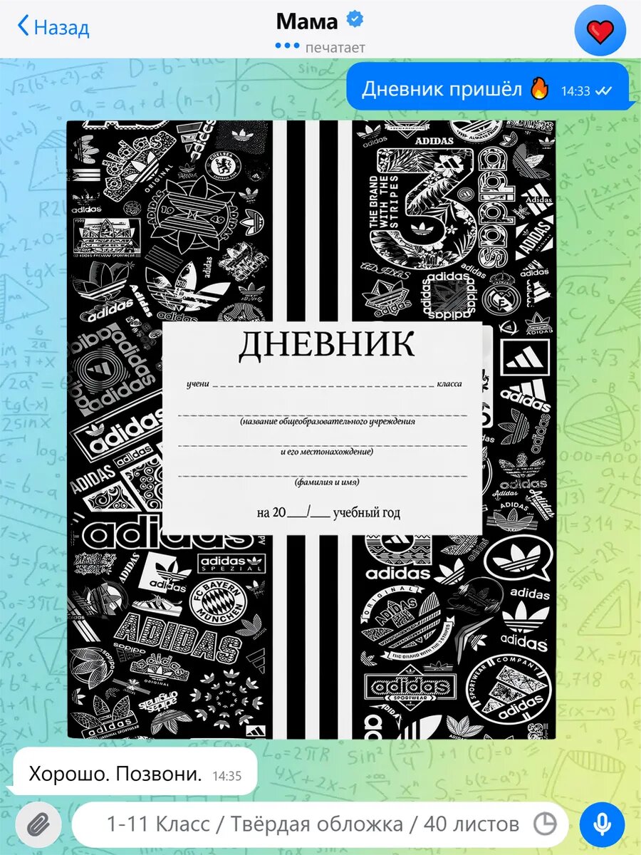 Школьный дневник с принтом Спортивные логотипы