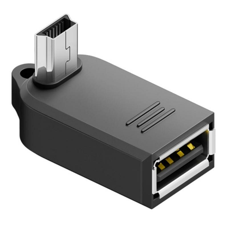 Мини-адаптер USB-OTG из ПВХ и металла, AV3 02 наклон вниз