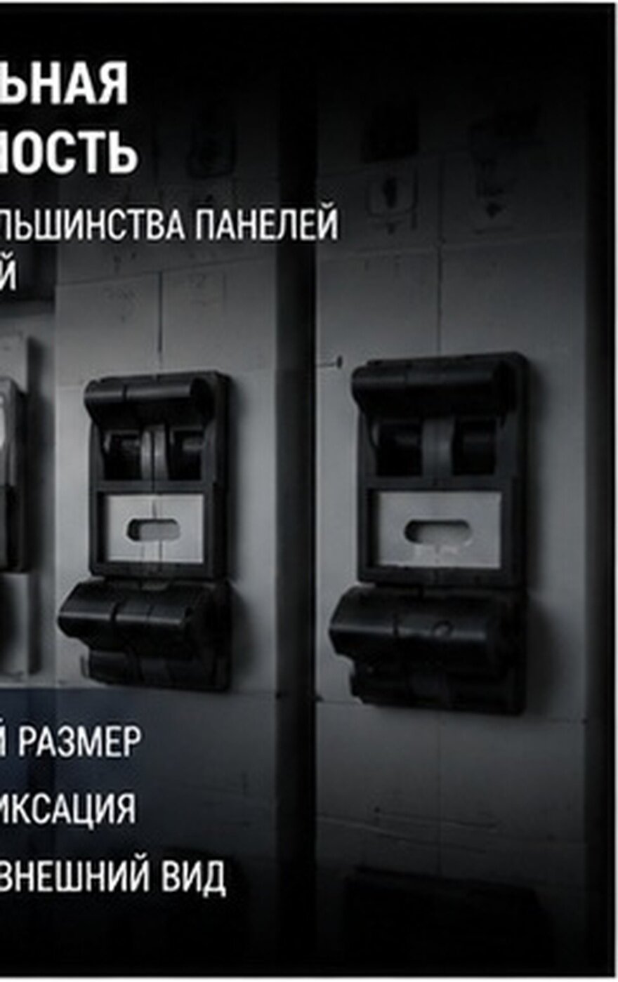 Черные маркировочные таблички из пк для распределительного шкафа, набор 100 шт