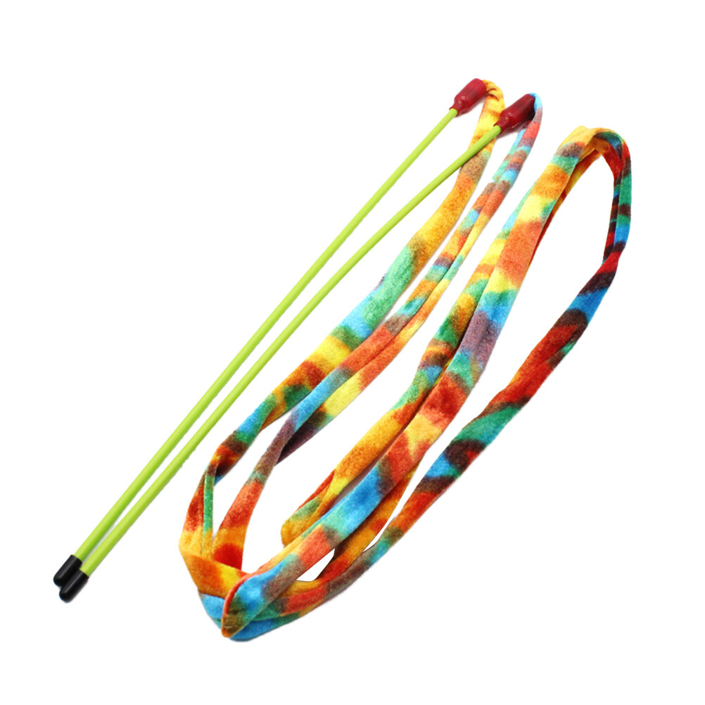 Интерактивная Игрушка Для Кошек С Цветными Лентами Из PVC И Колокольчиком 115.00X0.50X0.50CM