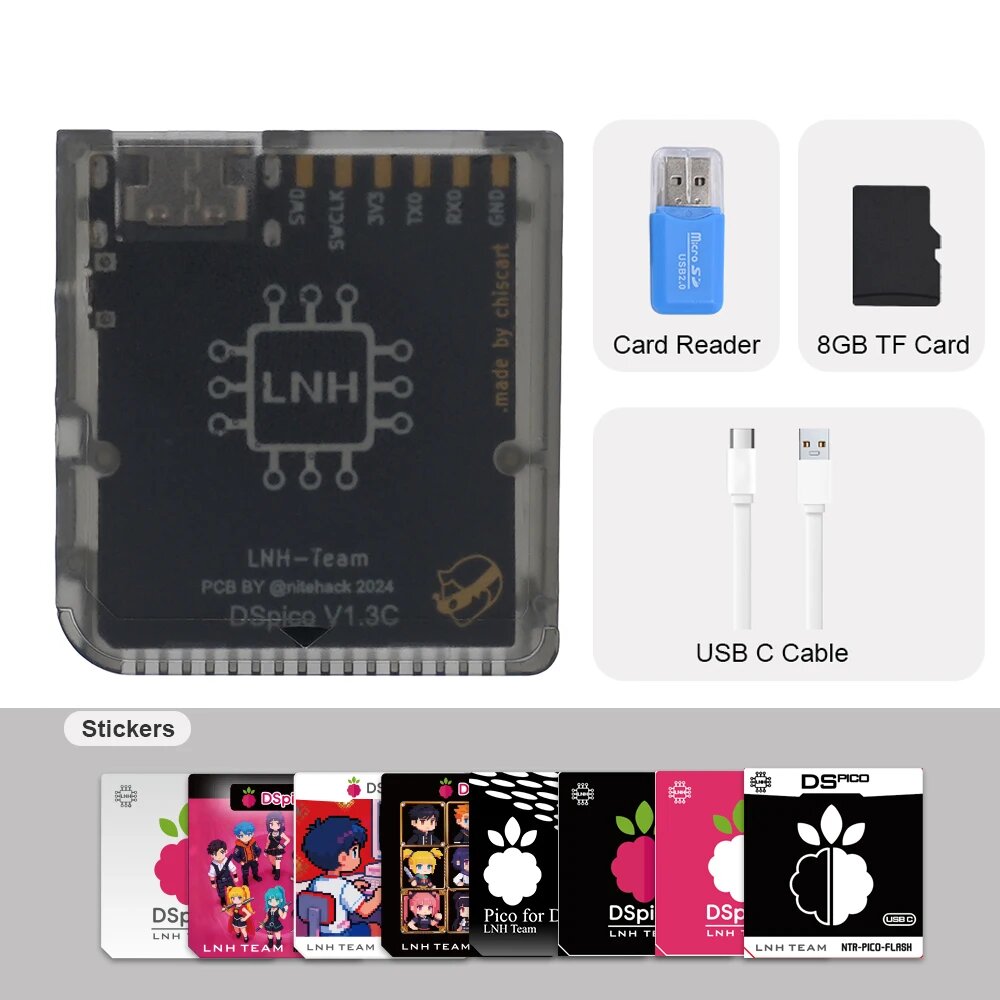 Игровой картридж Chiscart DSpico USB C для консолей Nintendo BKPCB TRN BK 8GB
