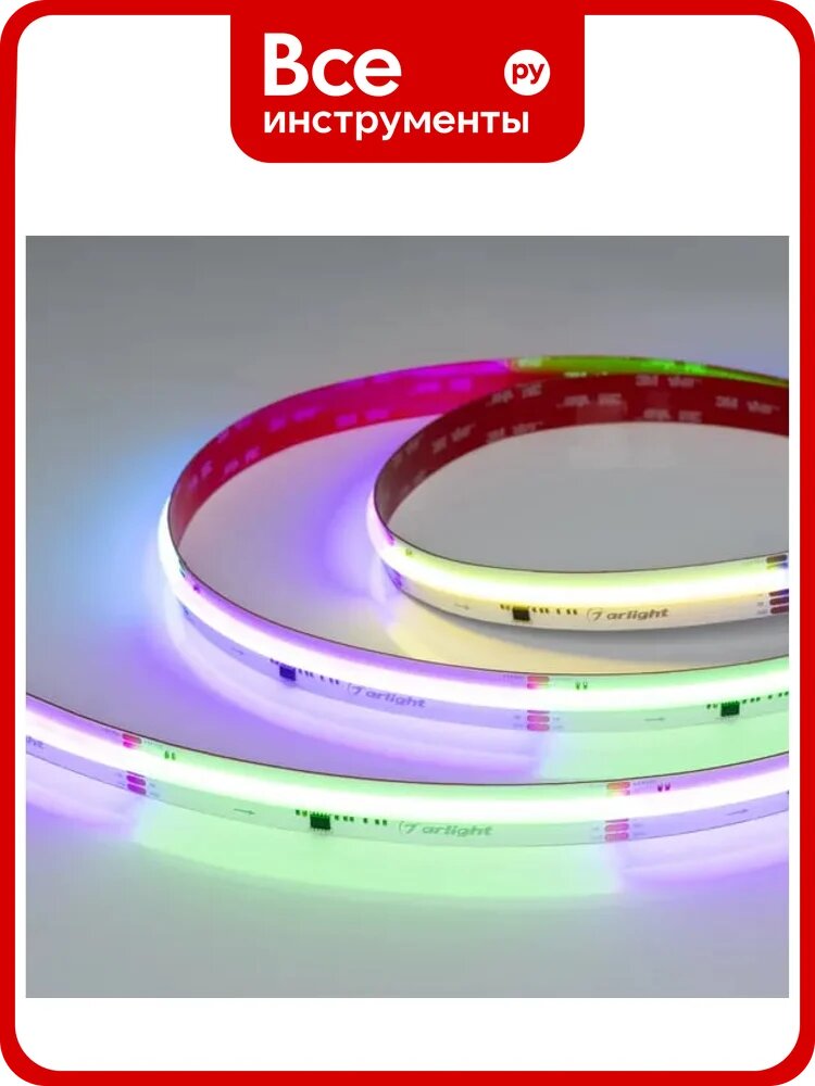 Светодиодная лента Arlight DMX-COB-X1008-18mm 24V RGB-PX126 5м 062128