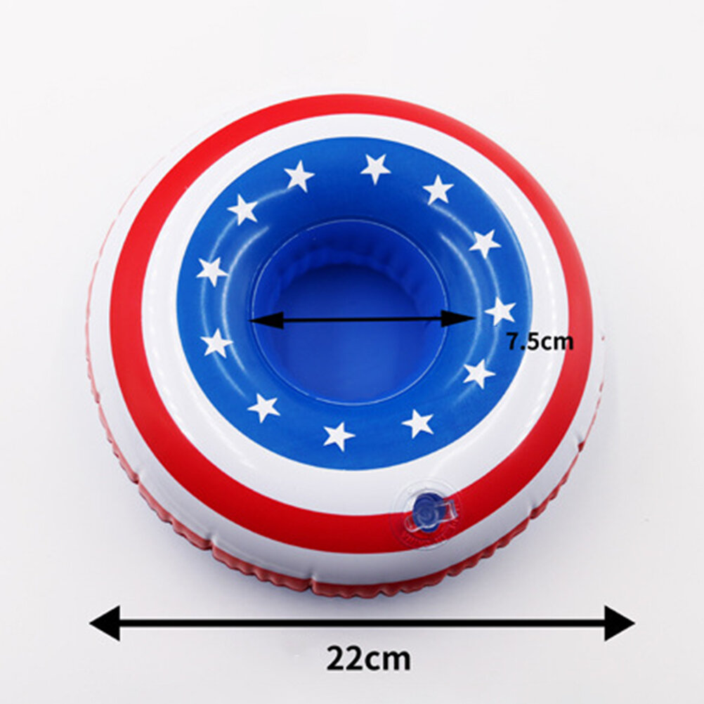 Набор Из 4 Штук Американский Флаг Поверхностный Коврик Для Стола 22.00X22.00X7.50Cm