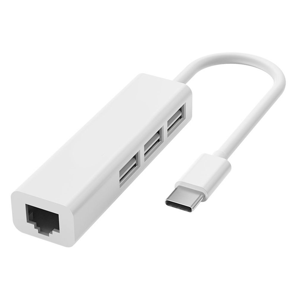 USB-C сетевая карта 100 Мбит/с и хаб на 3 порта с чипом RTL8152B