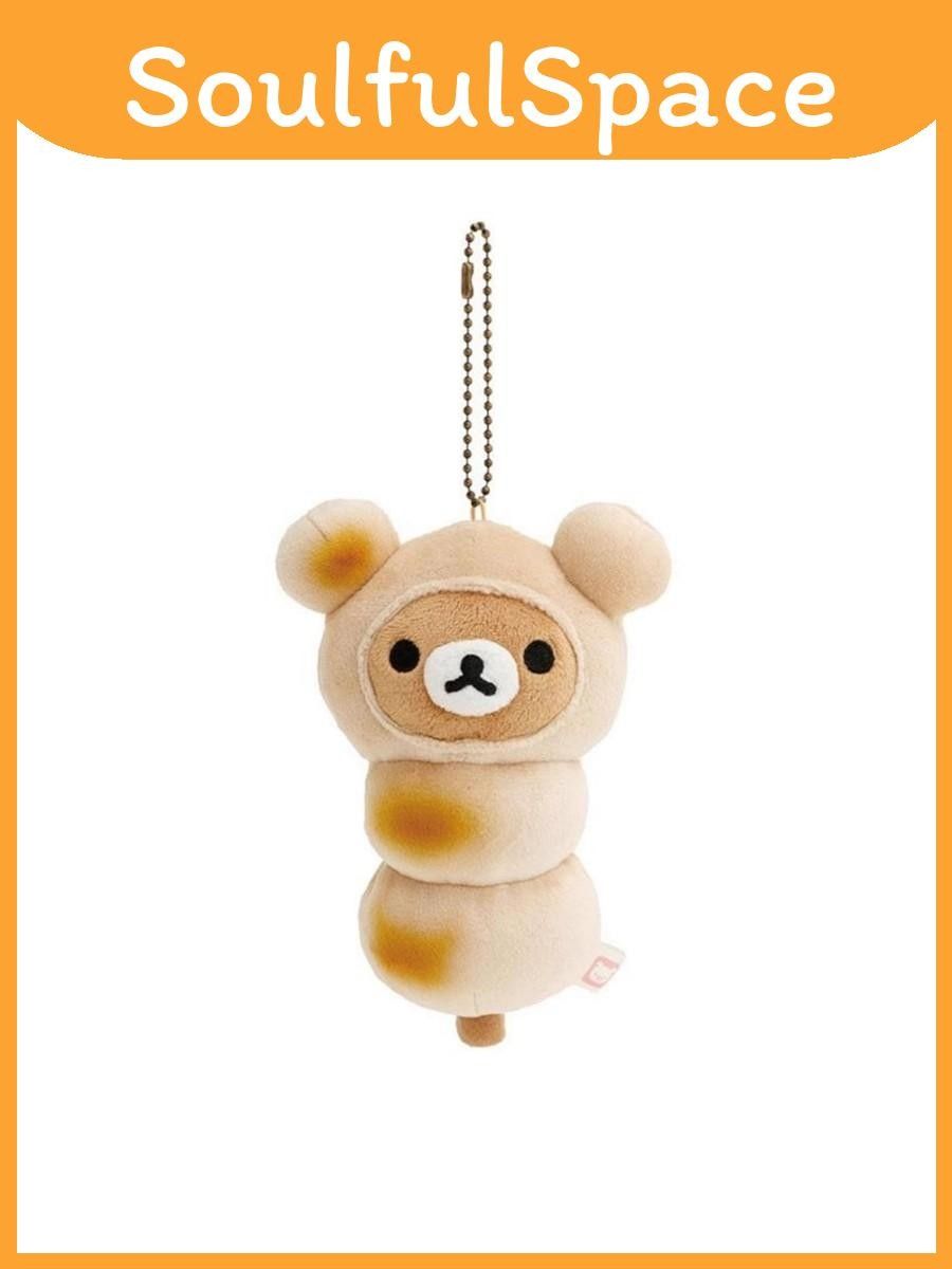 Rilakkuma мягкий медведь брелок с прочным материалом для детей и коллекционеров бам