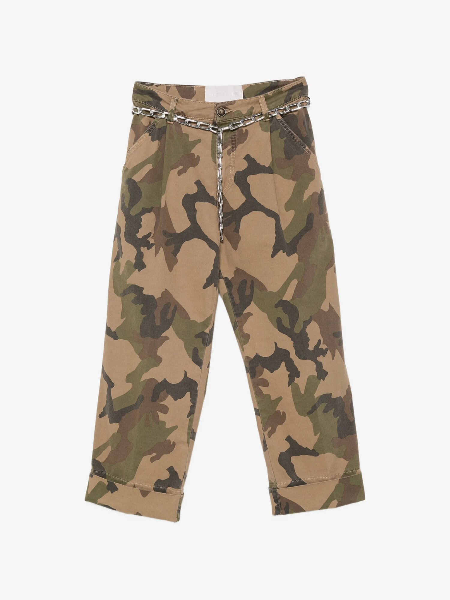 Джинсы Circus Hotel Camouflage-print chain-link jeans