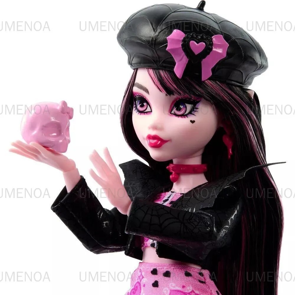 Кукла Monster High Fearbook, Дракулаура, с пиджаком, ежегодником и аксессуарами для киноклуба