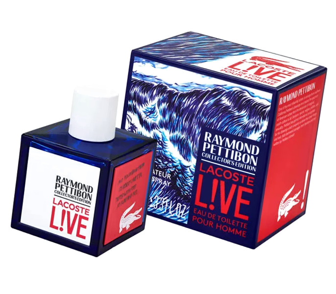 Парфюм Lacoste Live Raymond Pettibon Collectors Edition для мужчин 100 мл / Лакост Реймонд Эдишн