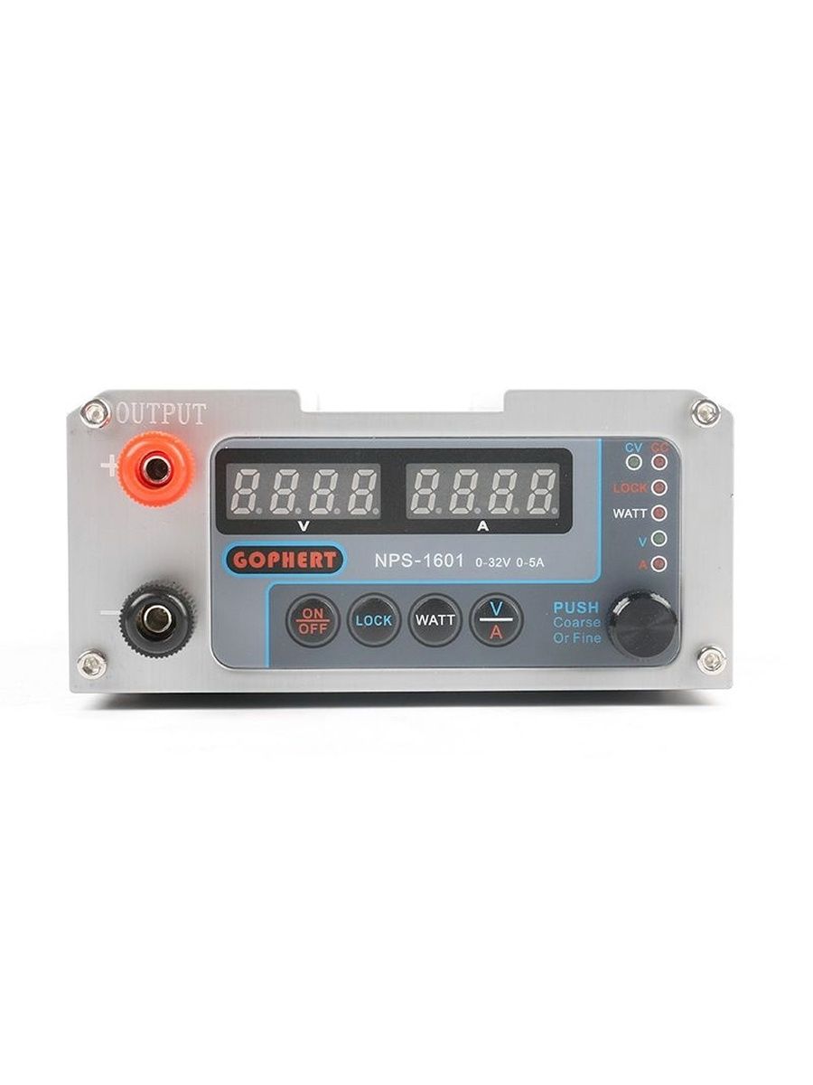 32V 5A Стабильное питание в постоянном потоке , 0-32.00V / 0 -5.000A с функцией блокировки NPS-1601