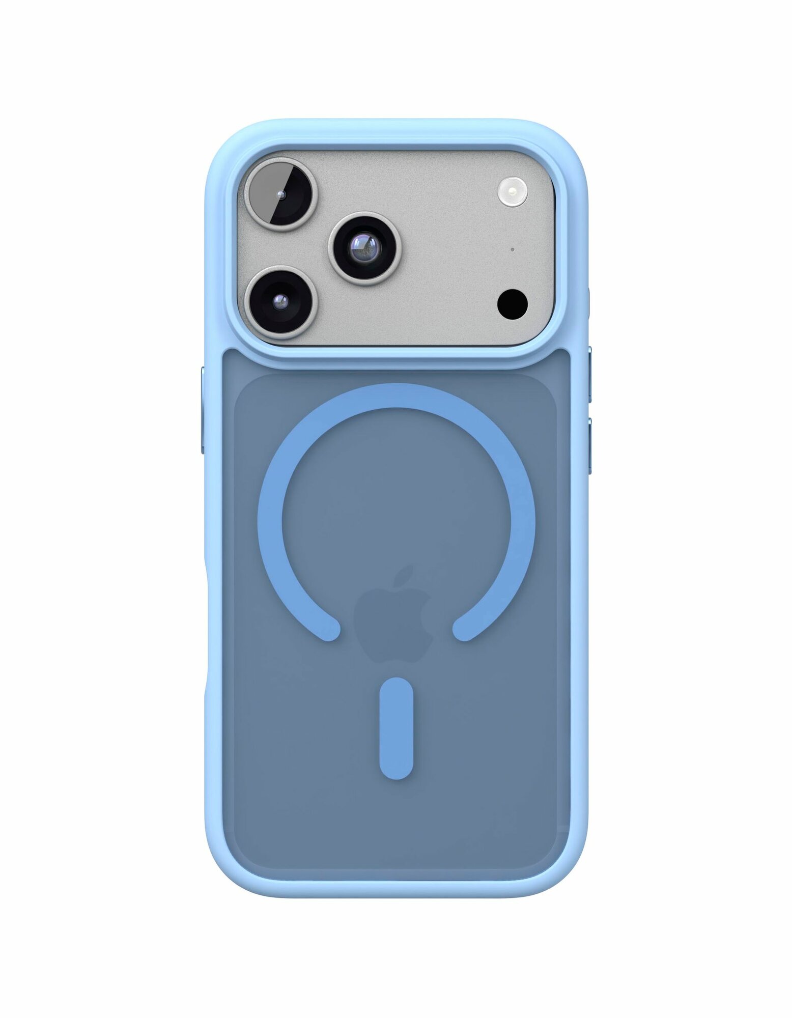 Чехол защитный VLP LITE Bloom Case с MagSafe для iPhone 18 Pro, голубой