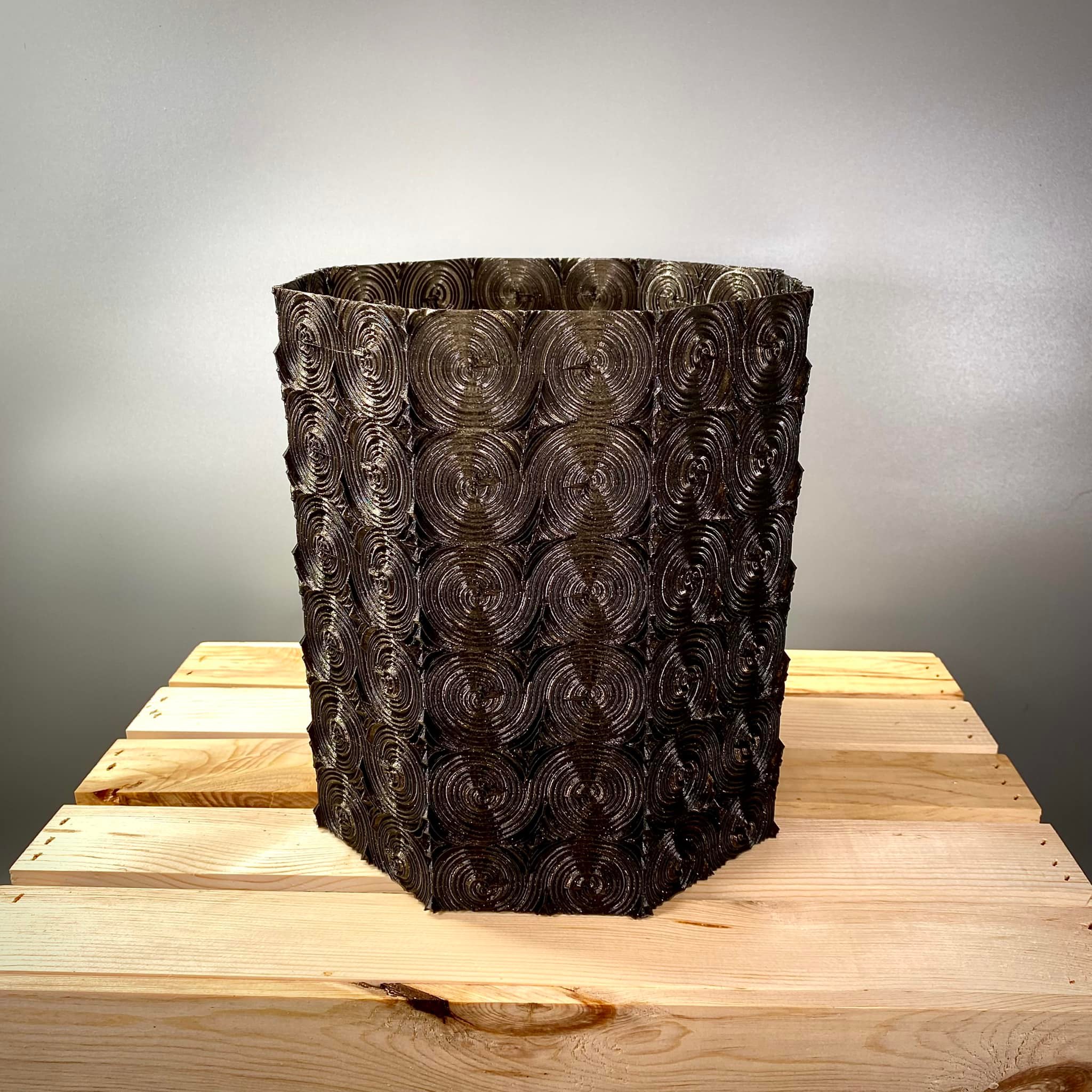 Ваза декоративная спиральная, 3D-печать, 3DOPRU арт. VASE-PR-228300