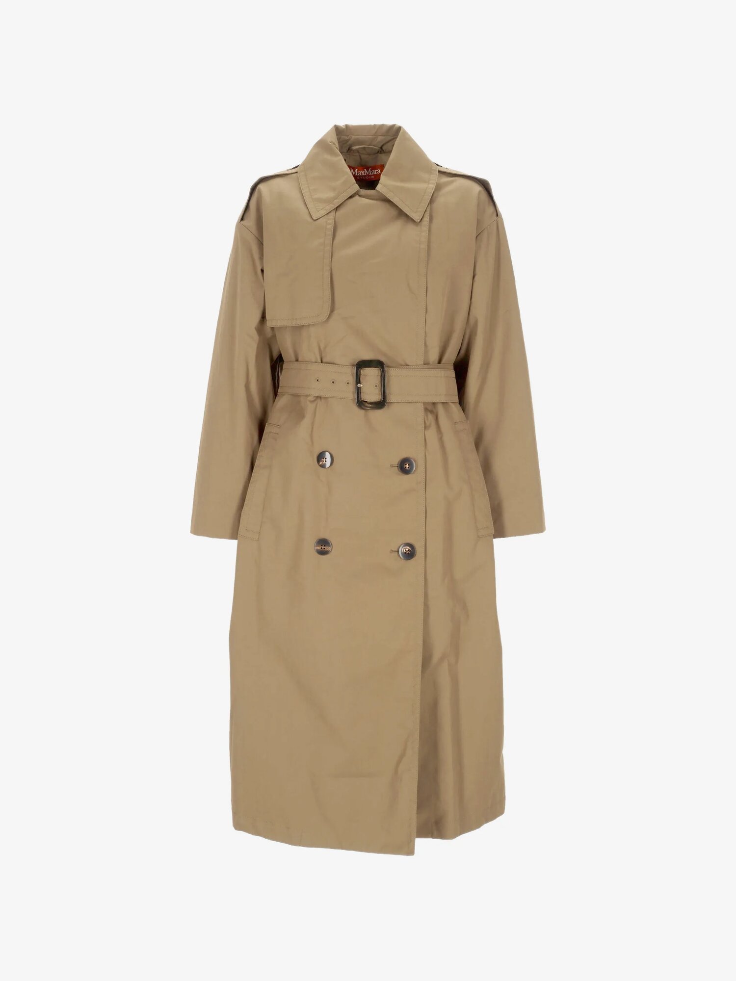 Пальто Belted double-breasted trench coat
