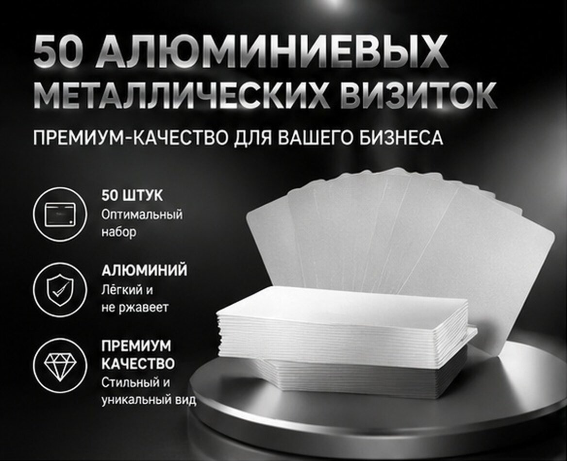 50 Штук Бланки Из Алюминиевого Сплава Для Бизнеса И Гравировки Размер 8 50X5 50X0 10Cm