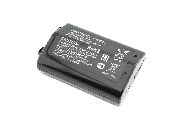Аккумуляторная батарея для фотоаппарата Nikon D6, Z9 (EN-EL18d) 10.8V 2600mAh Li-ion