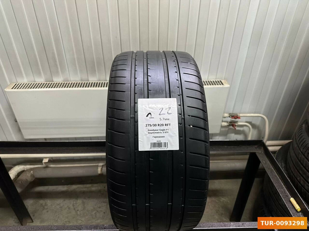 Летние шины Goodyear Eagle F1 Asymmetric 3 275/30 R20 25% износ 8188421787 RunFlat