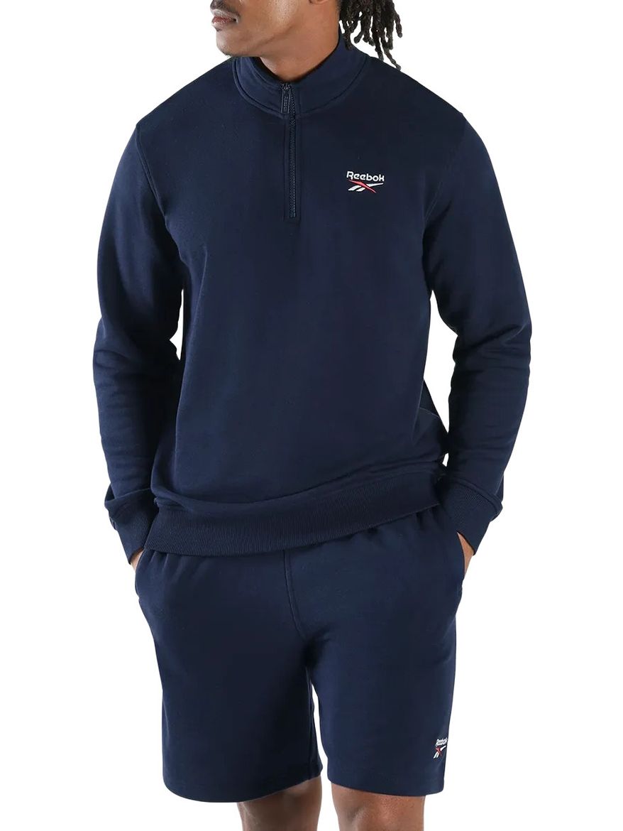 Свитшот спортивный Identity 2-Col Logo French Terry 1/4 Zip Top