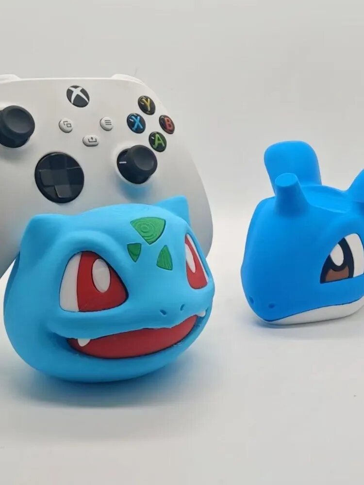 Кронштейн ручки Подставка для геймпада в тематике Pokémon, Голубой, Металл, Пластик, 150x130x120 мм — фото 1