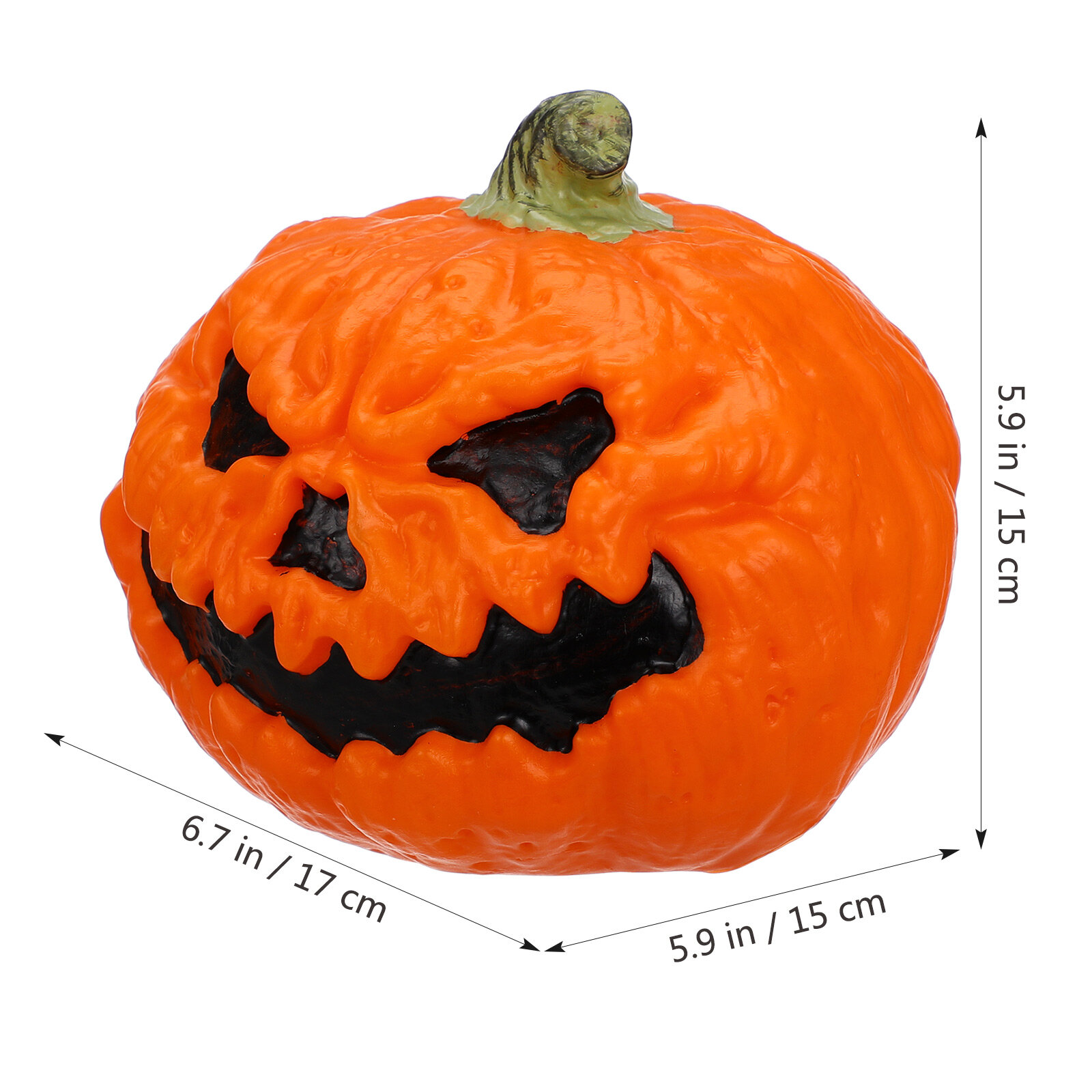 Фонарь С К Pumpkins Светящийся Оранжевый Декор Для Halloween 17.00X15.00X15.00Cm